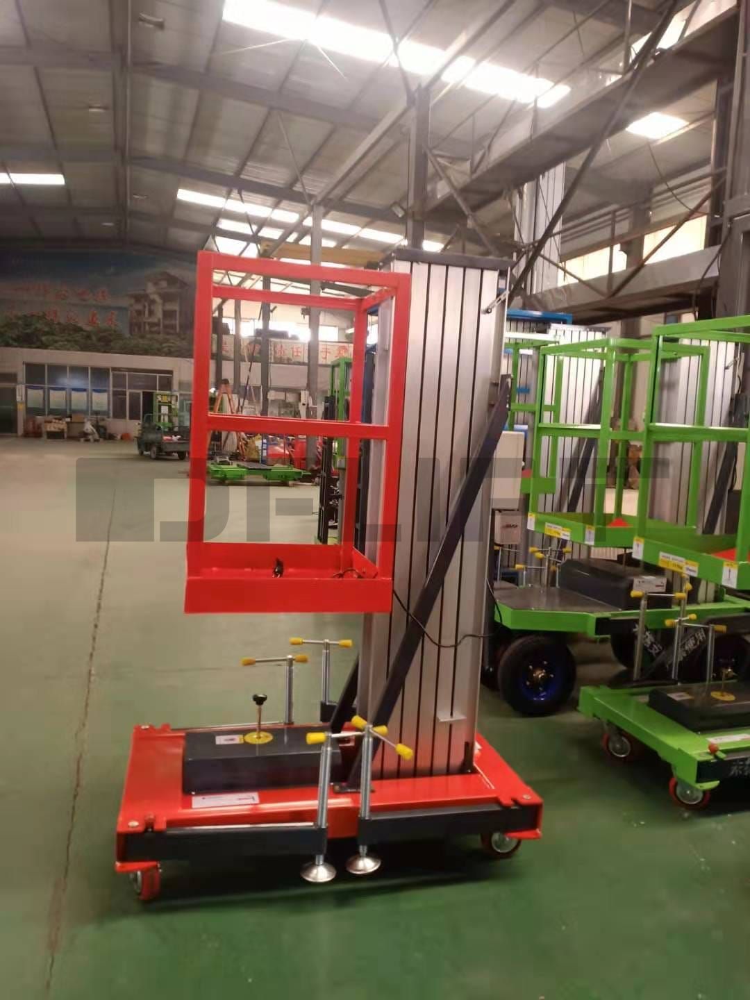 2 sets Aluminium Lifting platform send to Croatia | DFLIFT