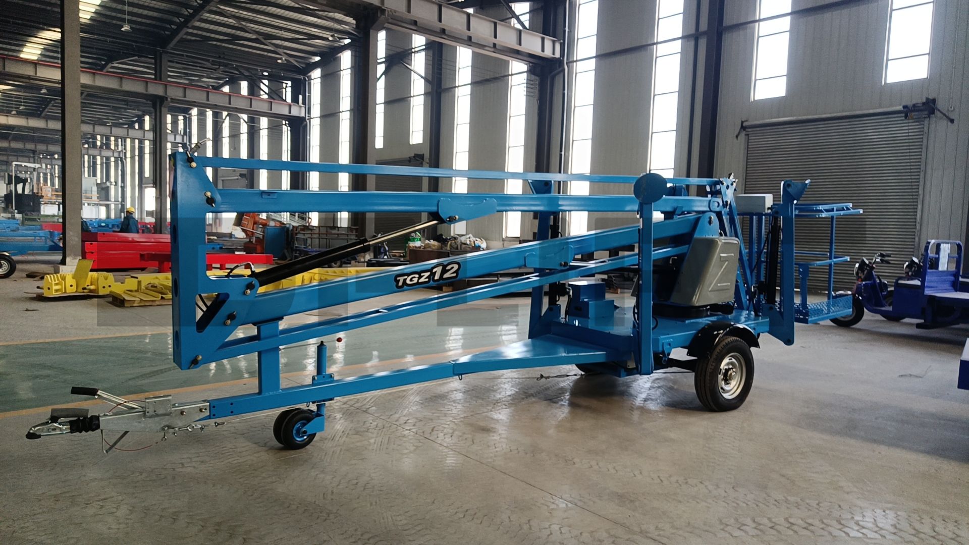 2 Sets of 12m Towable Boom Lifts Delivered to Philippines | DFLIFT