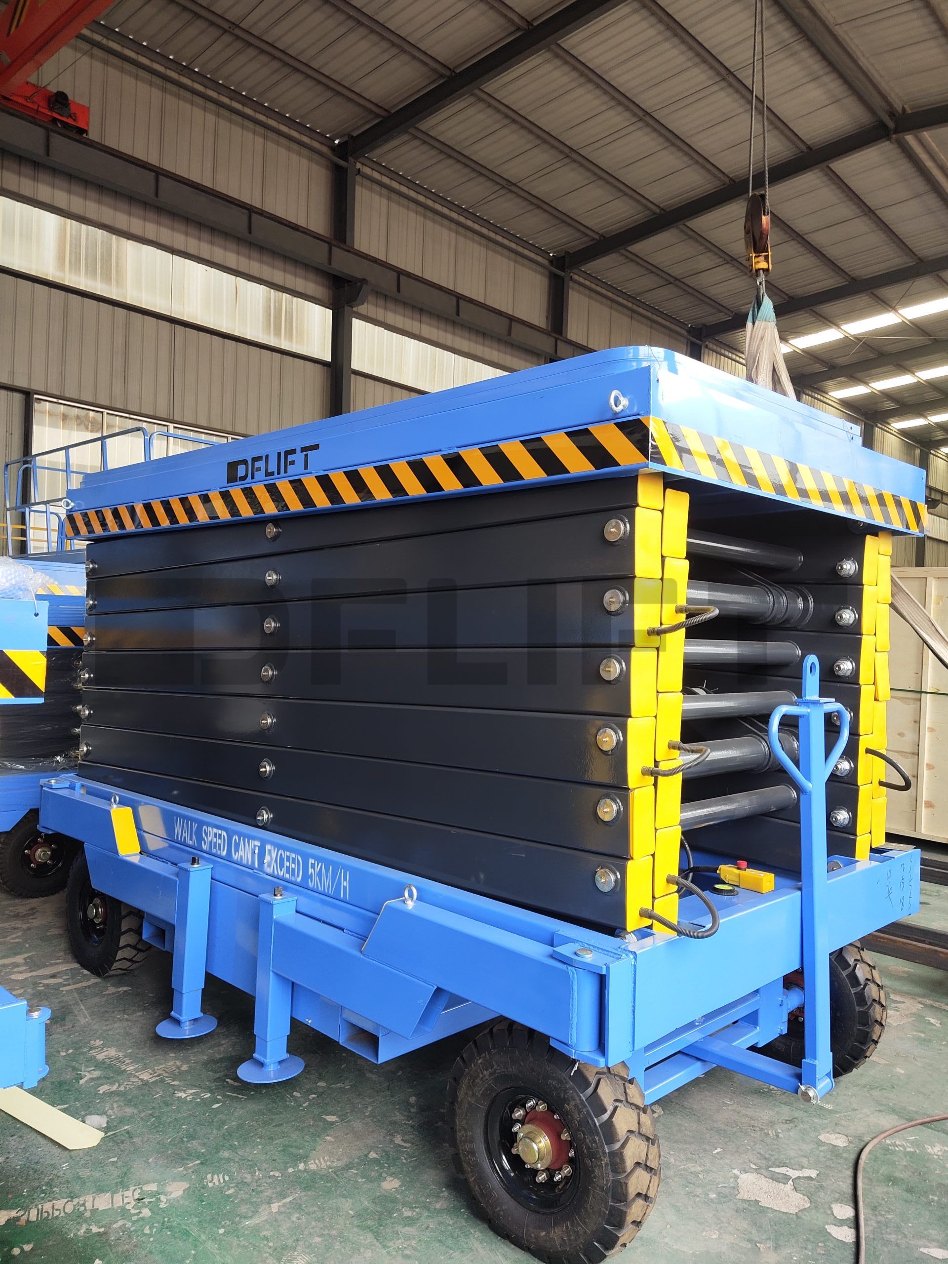 Towable Scissor Lift Exported to Tanzania | DFLIFT