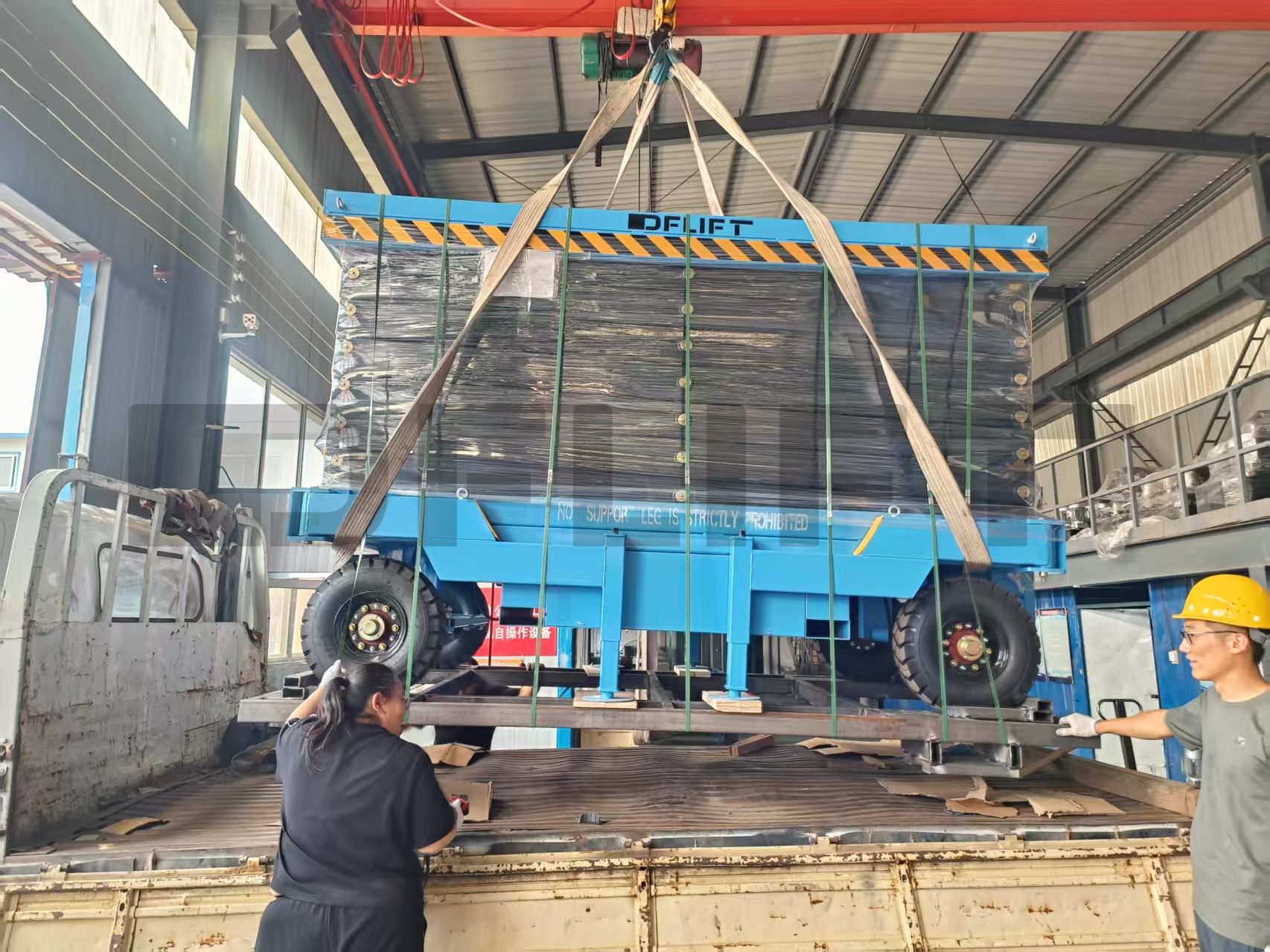 Towable Scissor Lift Exported to Tanzania | DFLIFT