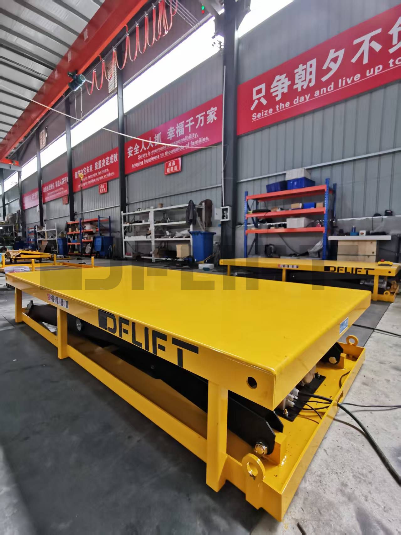 Stationary Scissor Lifts Exported to Kazakhstan | DFLIFT